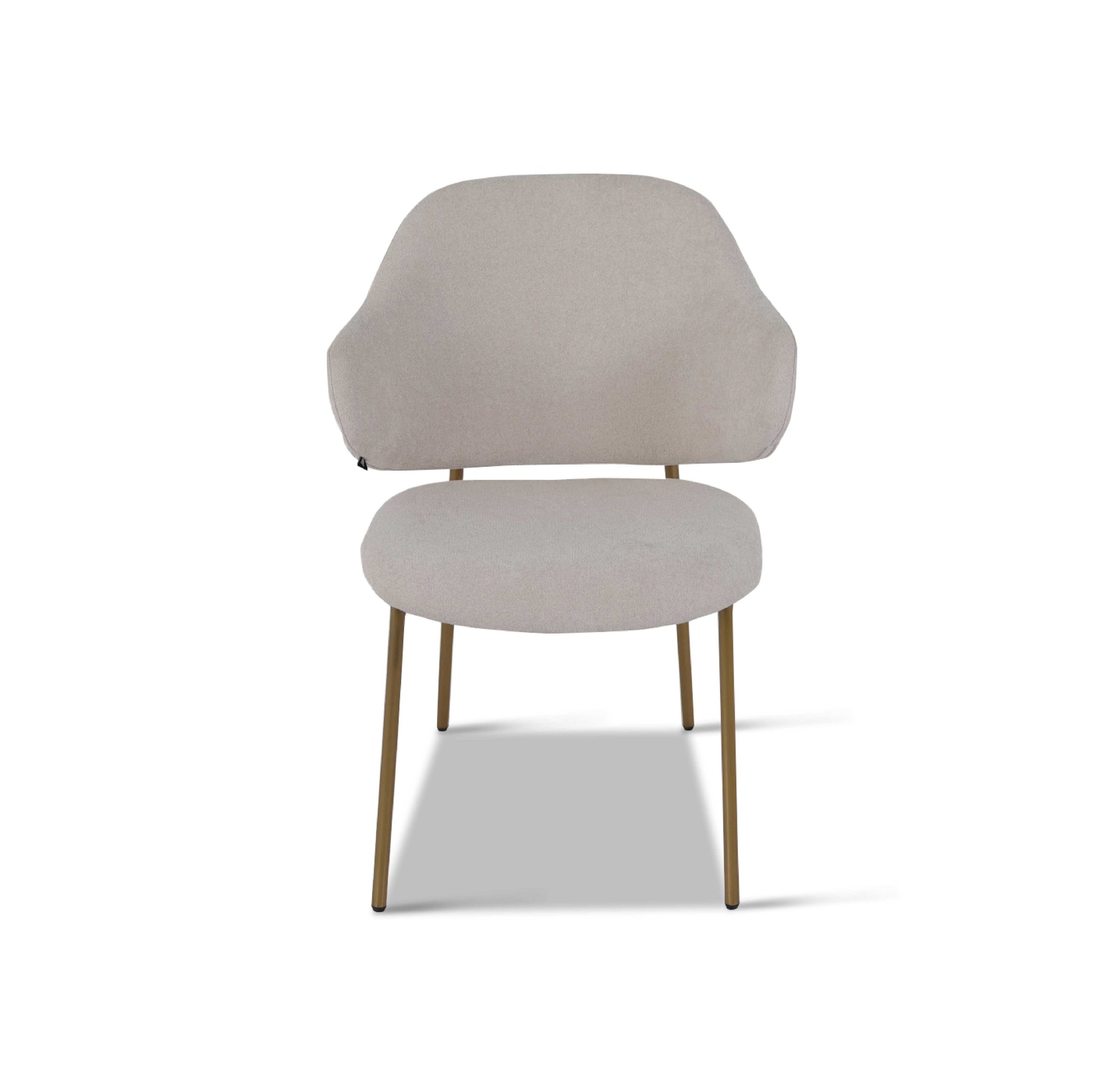 Bouclé off-white De-Mode Chair for Dining Room | Daze Me
