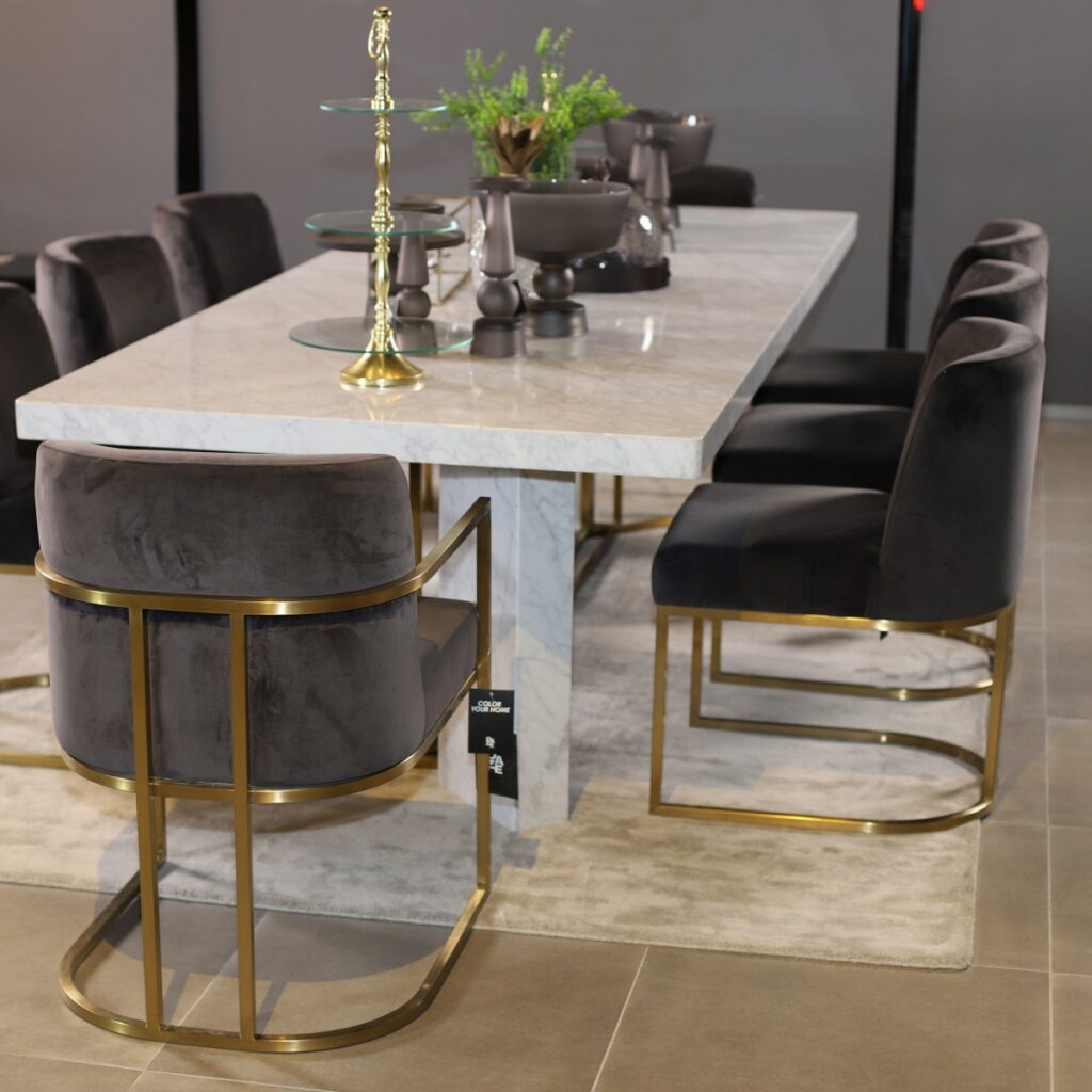 Marble Carrara Atlantis Dining Table Online | Daze Me